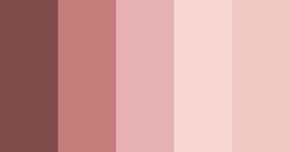 Paleta de colores Shades of Red