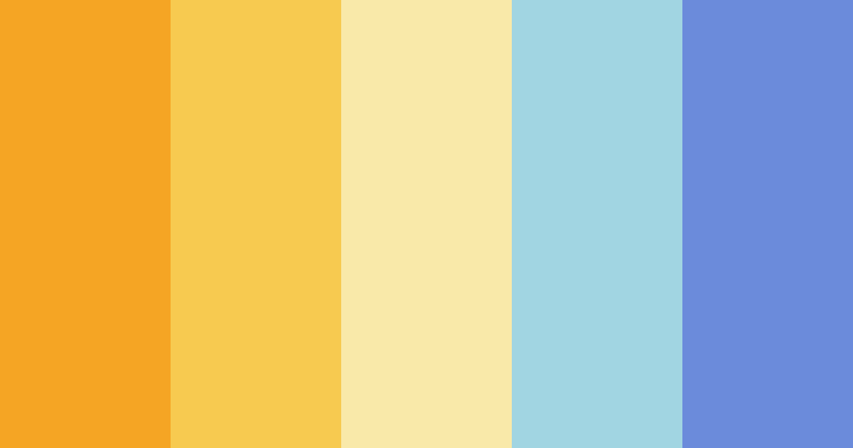 Paleta de colores Sunset Breeze
