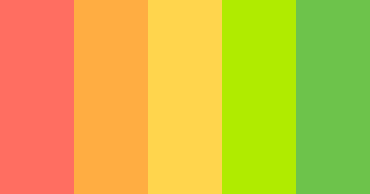 Paleta de colores Bright Coral