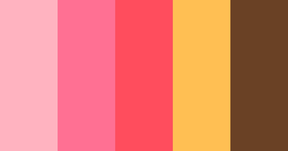 Paleta de colores Pink Elegance