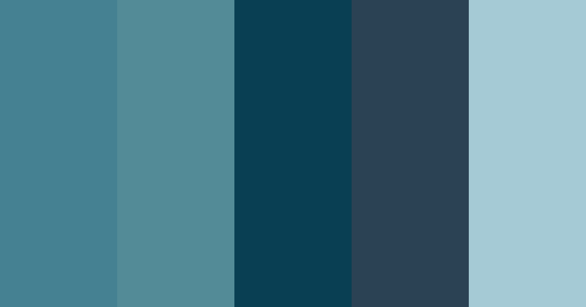 Paleta de colores Oceanic Serenity
