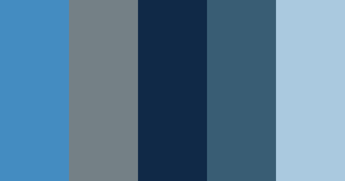 Paleta de colores Oceanic Twilight Serenade