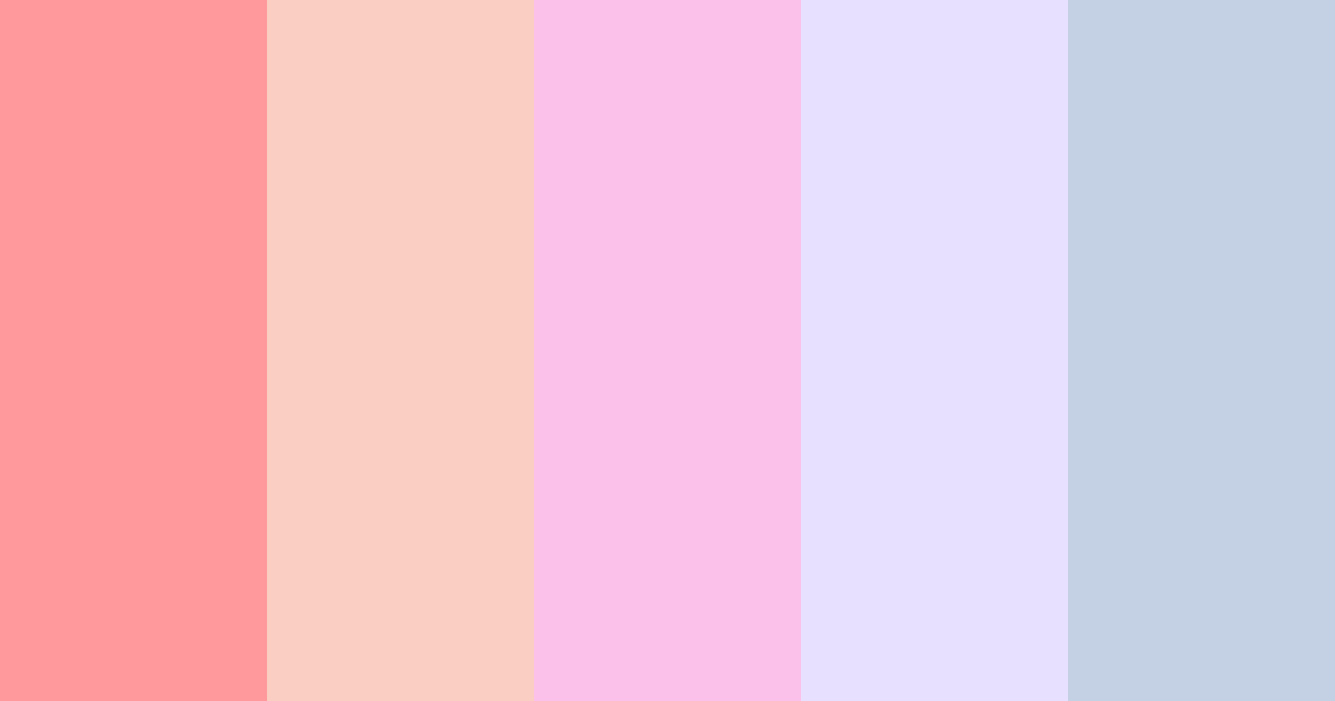 Paleta de colores Pink Cutecore