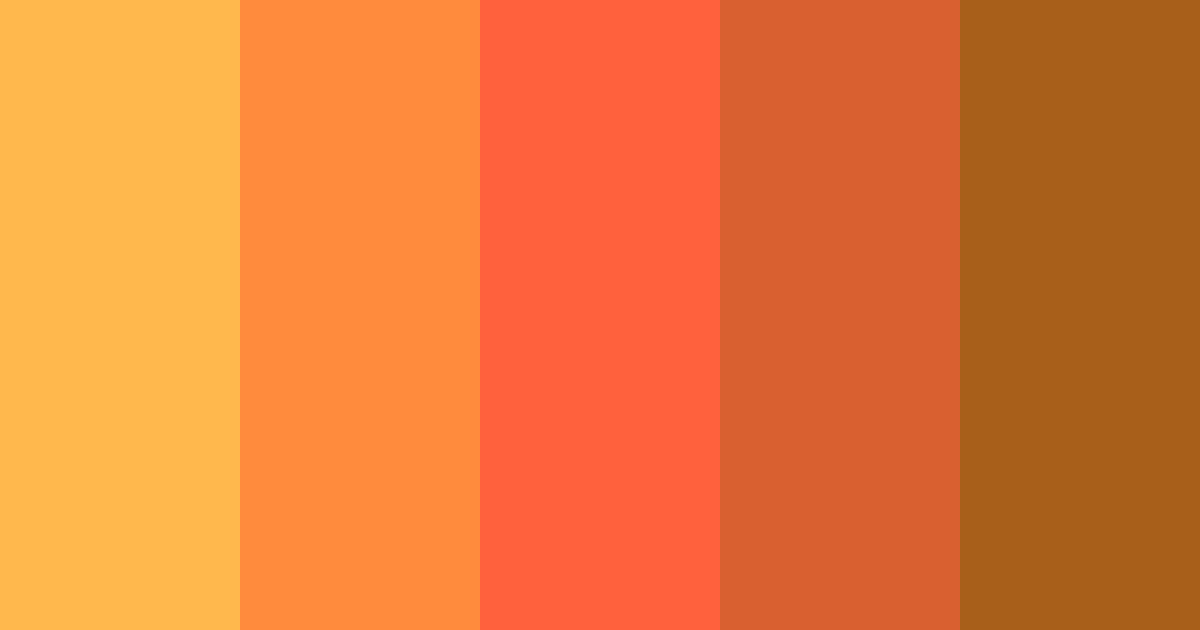 Paleta de colores Sunset Serenade