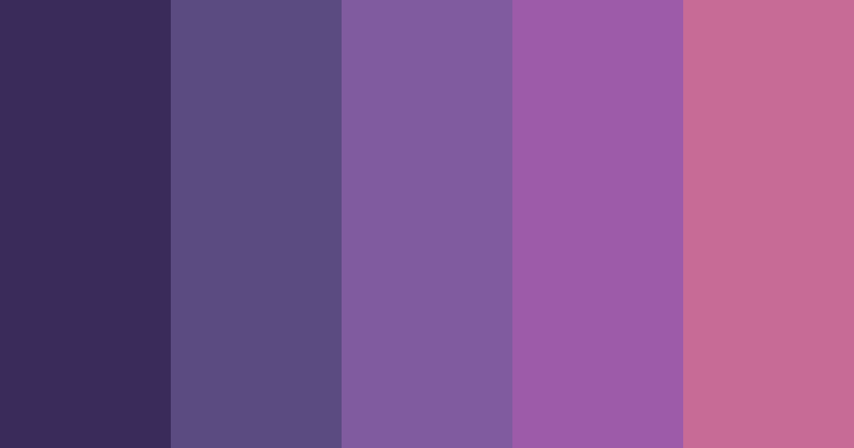 Paleta de colores Purple Shades