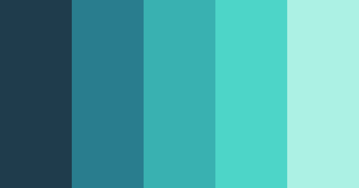 Paleta de colores Shades of Blue