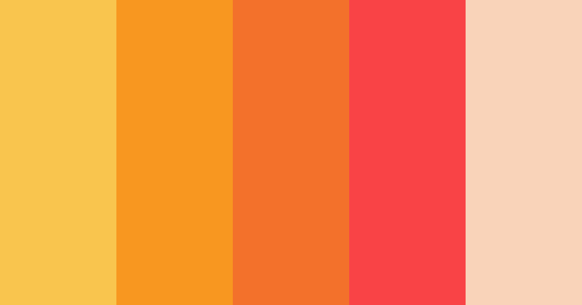 Paleta de colores Sunset Serenade