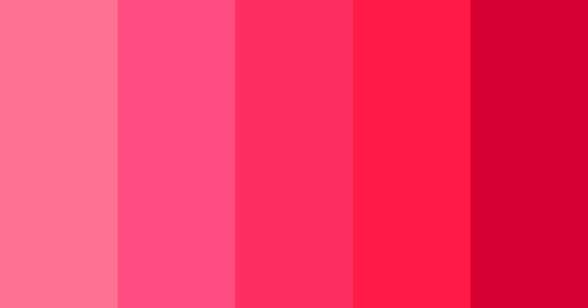 Paleta de colores Pink and Red Love