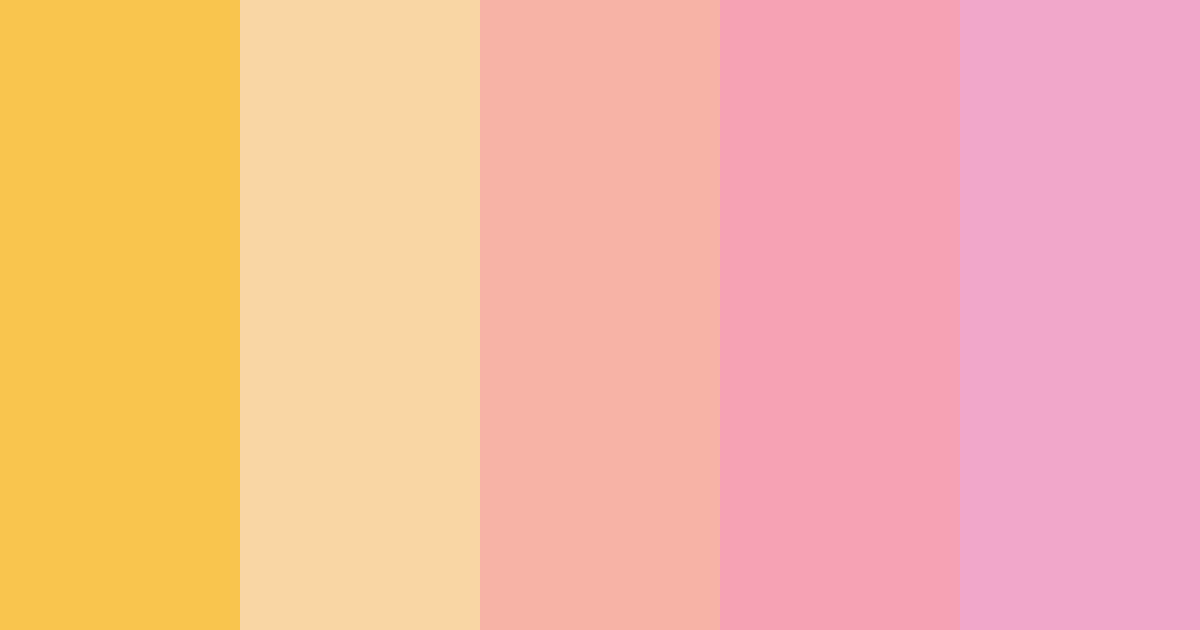 Paleta de colores Sunset Blossom