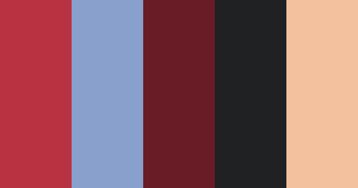 Paleta de colores Crimson Twilight Harmony