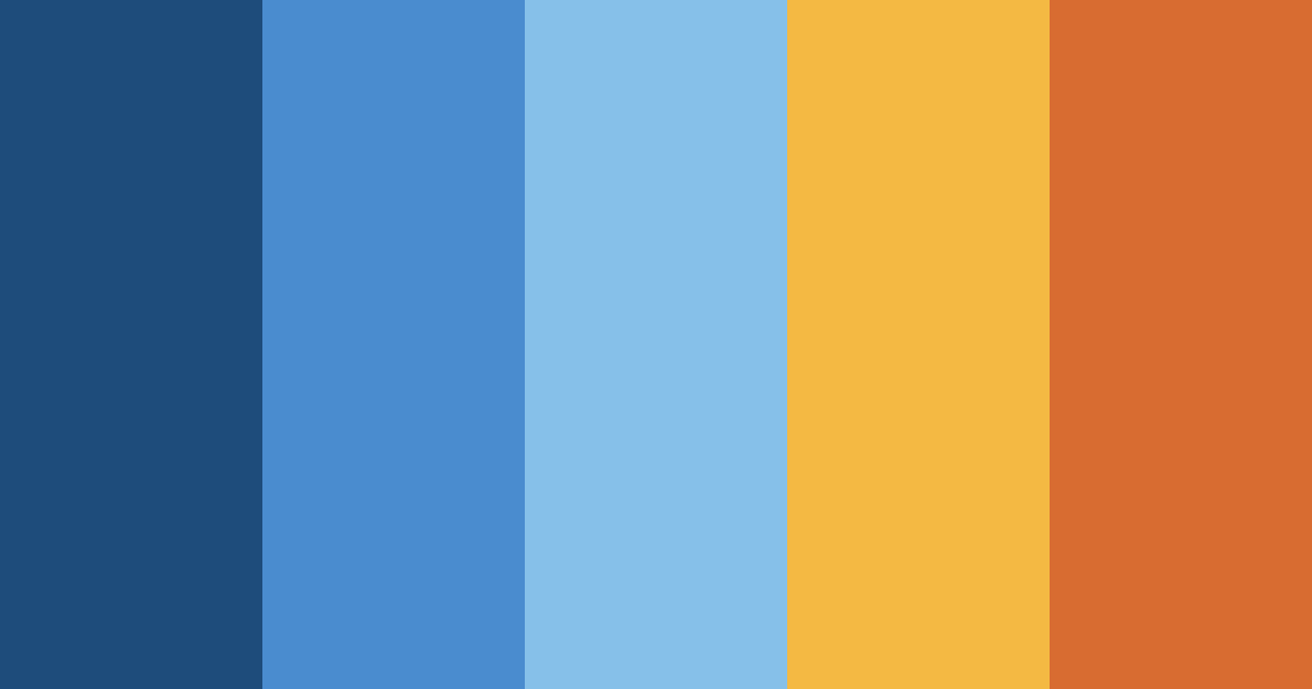 Paleta de colores Courageous Horizon