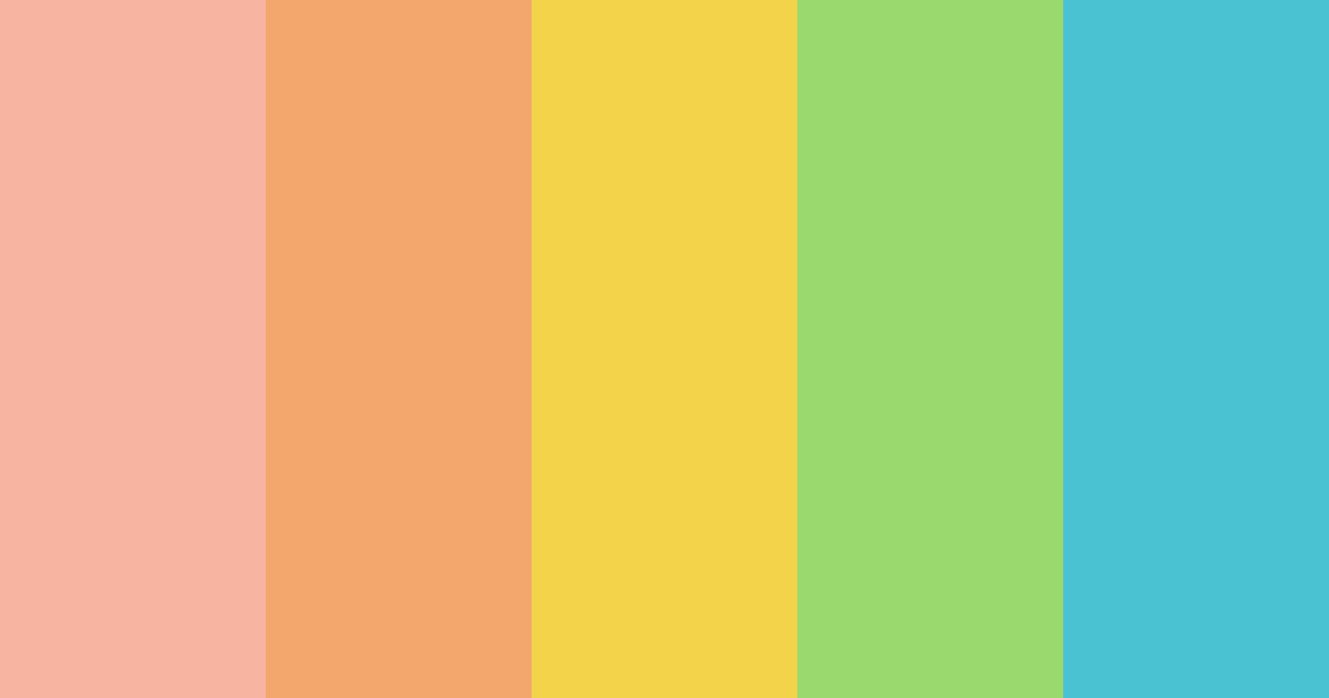 Paleta de colores Sunset Reverie