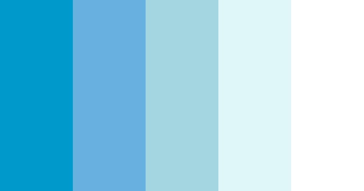 Paleta de colores Blue Sea