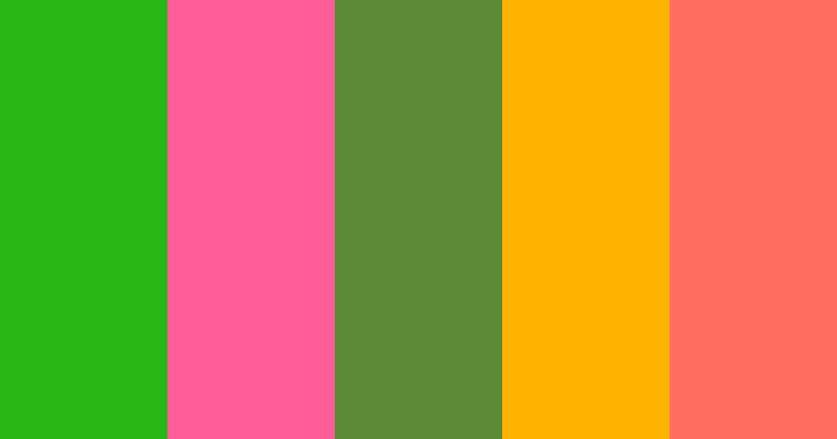 Paleta de colores Tropical Blossom