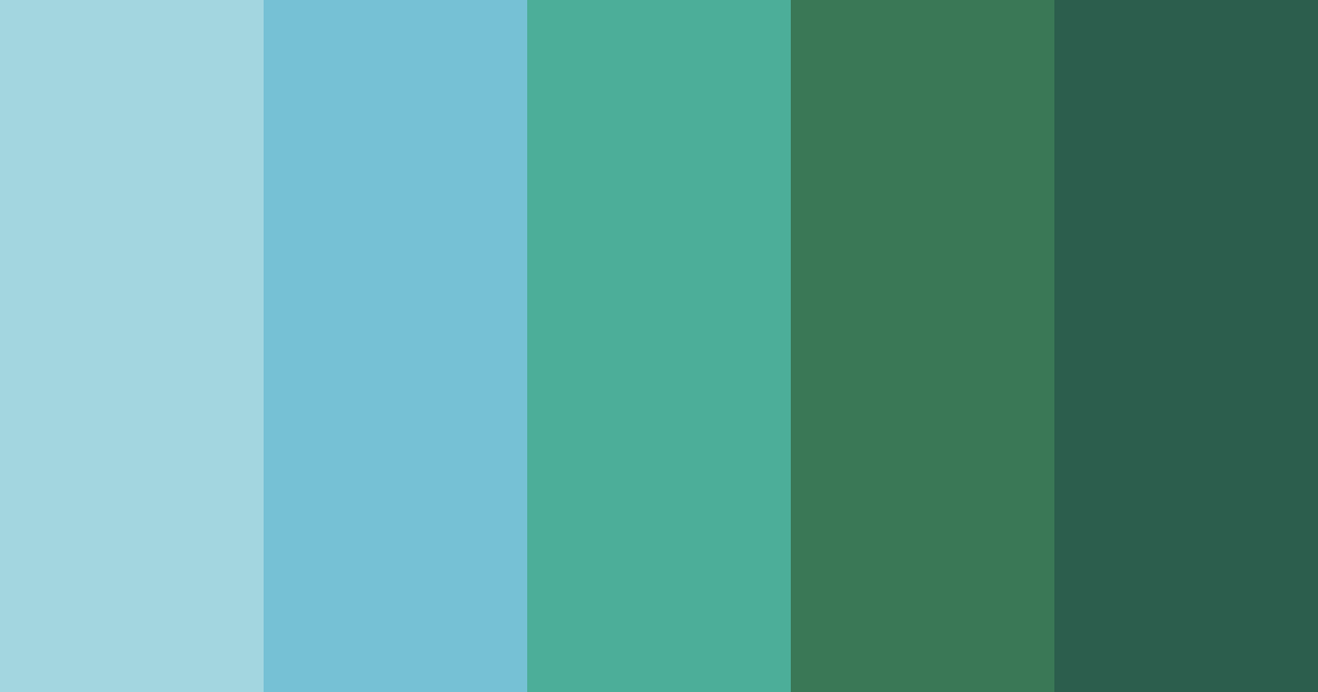 Paleta de colores Calm Blue
