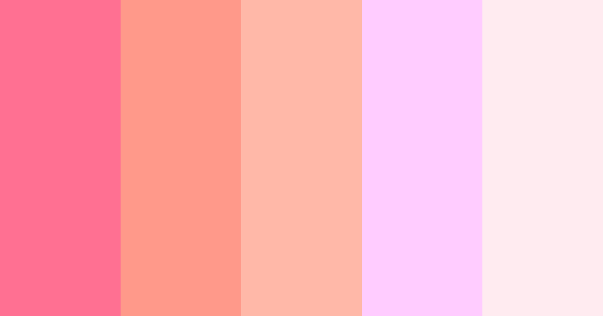 Paleta de colores Blushing Dreams