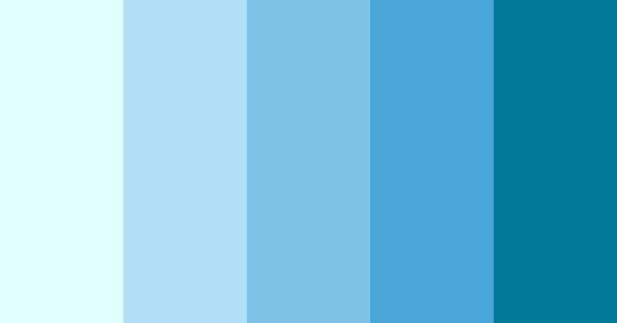 Paleta de colores Baby Blue Dream