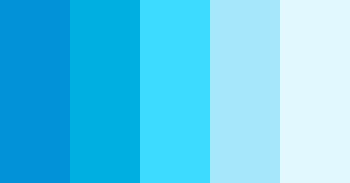 Paleta de colores Aqua Serenade