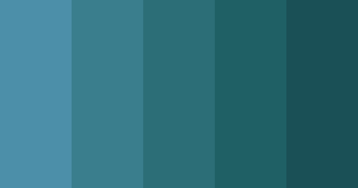 Paleta de colores Teal Shark
