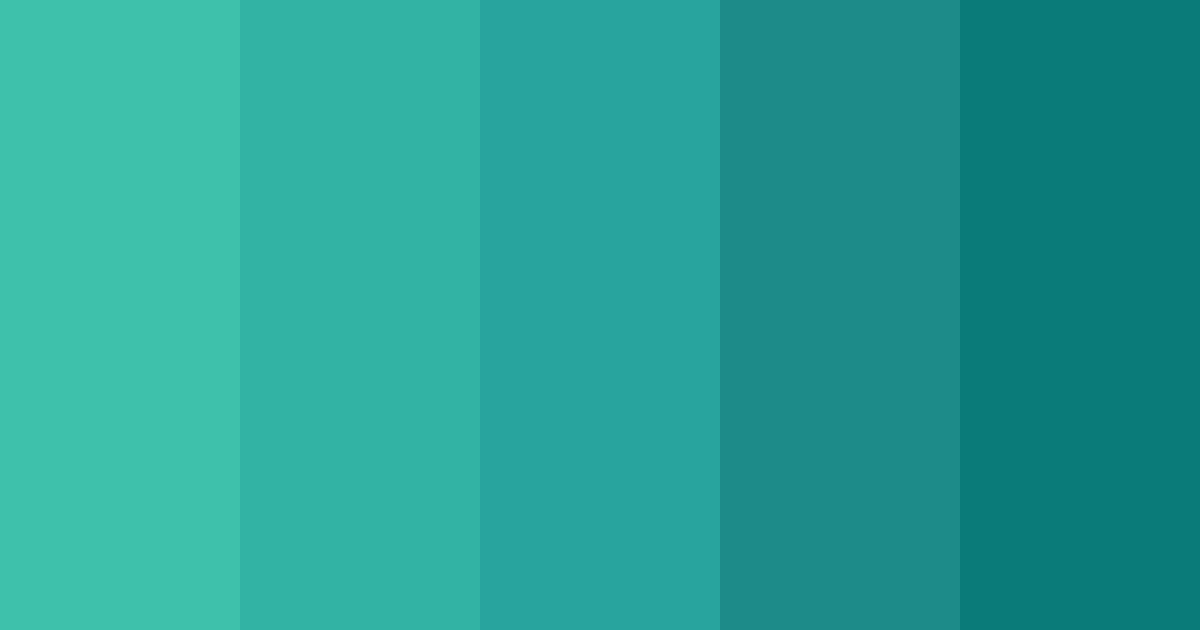 Paleta de colores Tropical Serenity