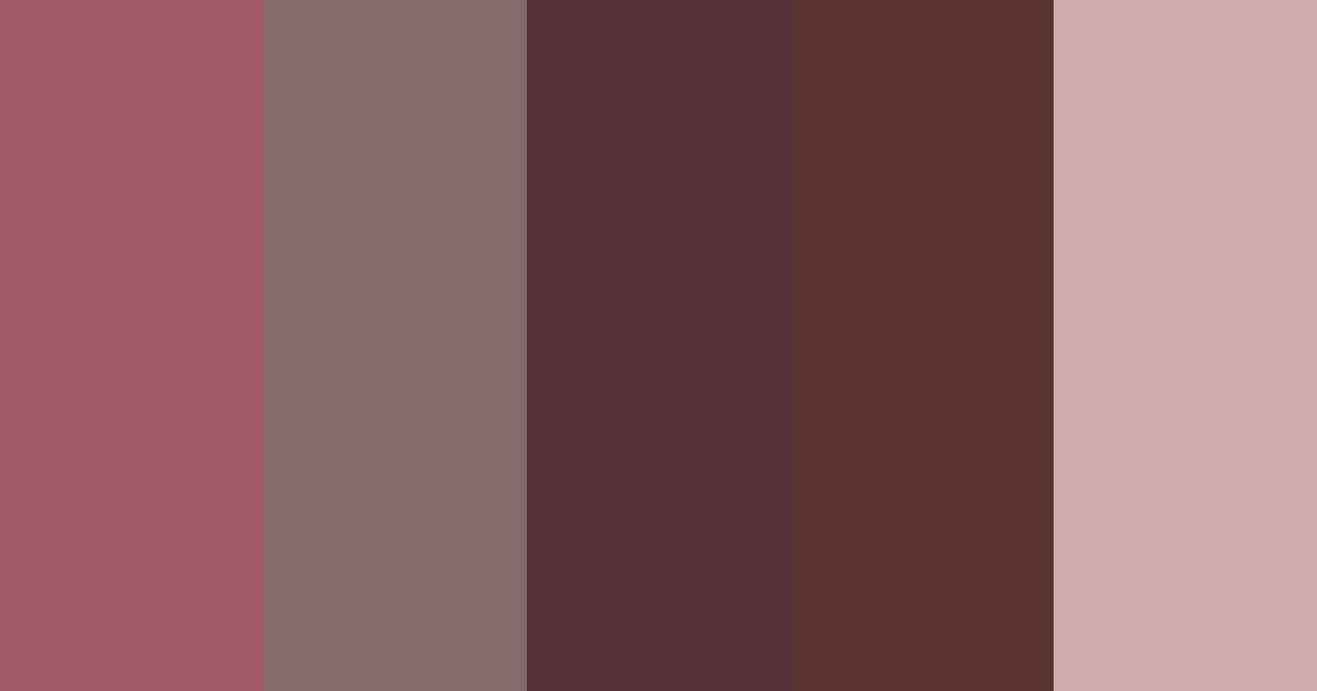 Paleta de colores Rustic Rosewood Reverie