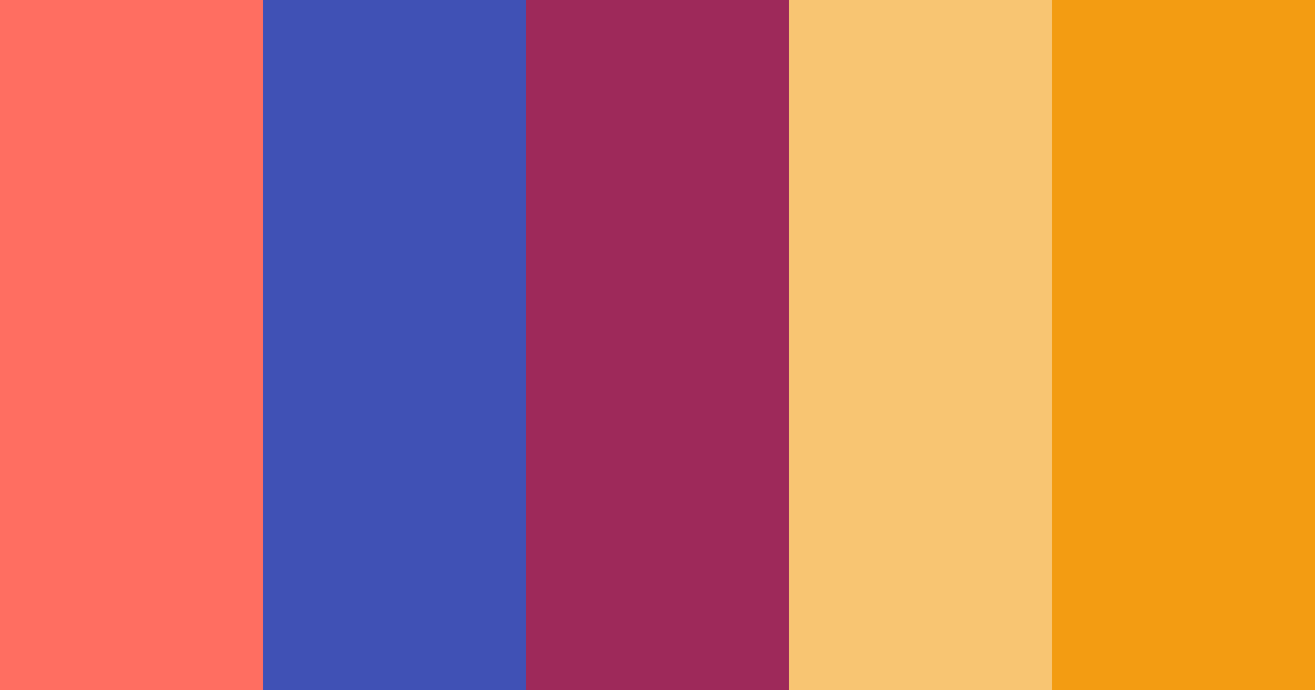 Paleta de colores Vibrant Red
