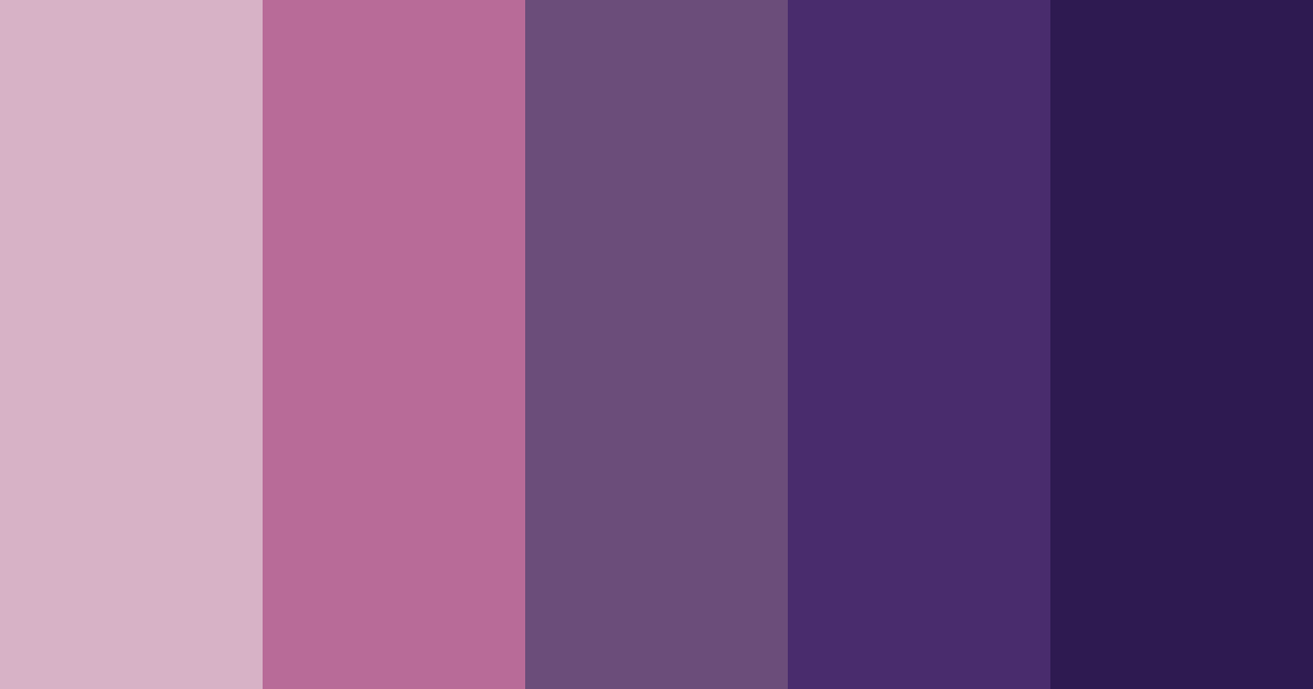 Paleta de colores Purple Sinner