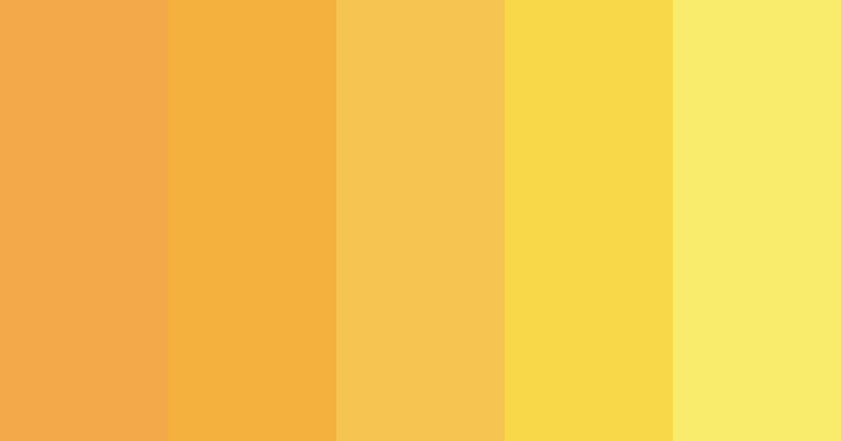 Paleta de colores Golden Harvest