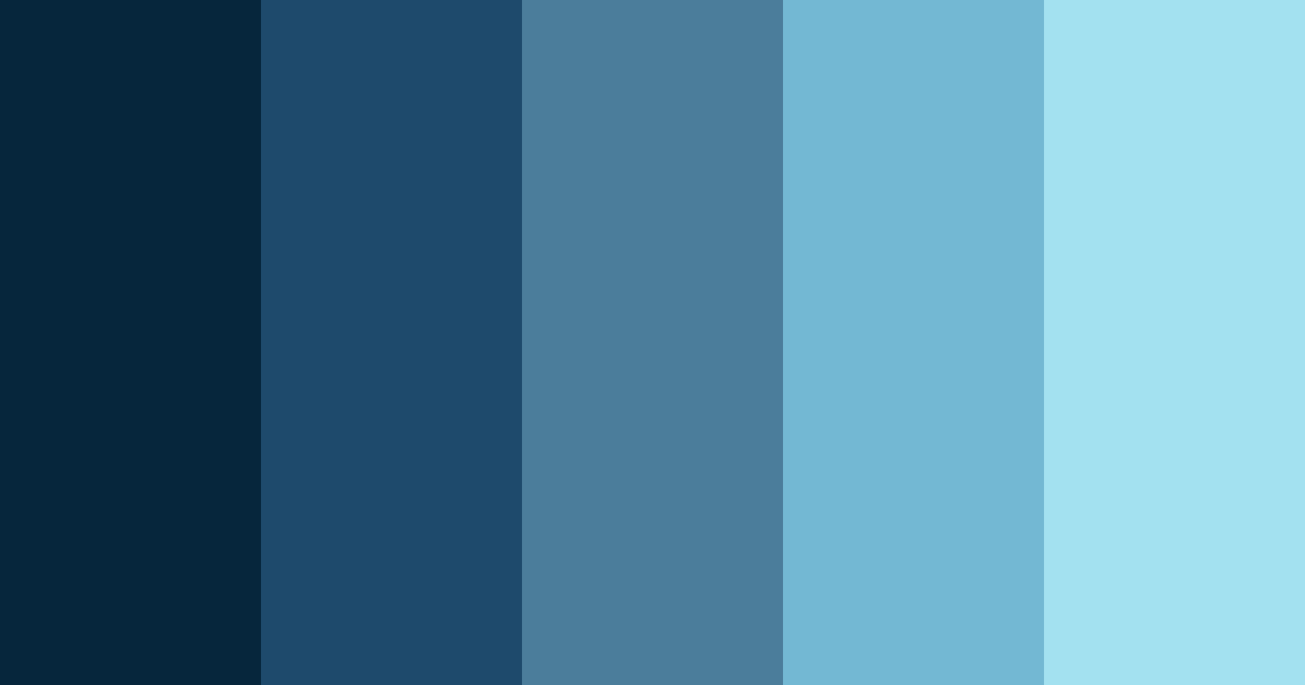 Paleta de colores Oceanic Harmony