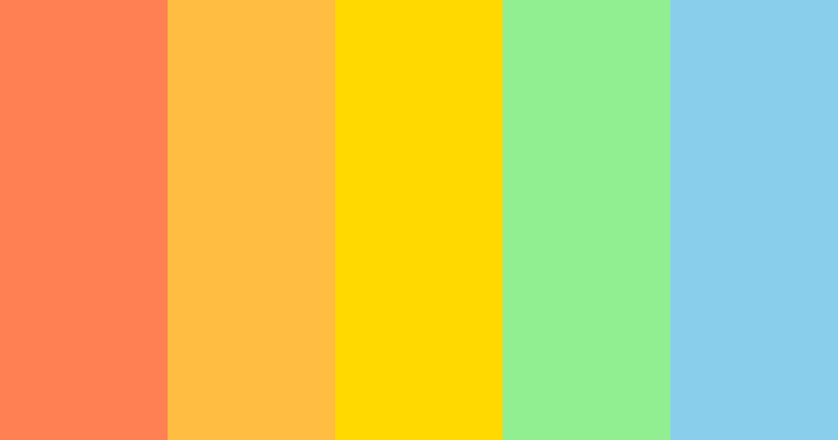 Paleta de colores Sunset Serenity