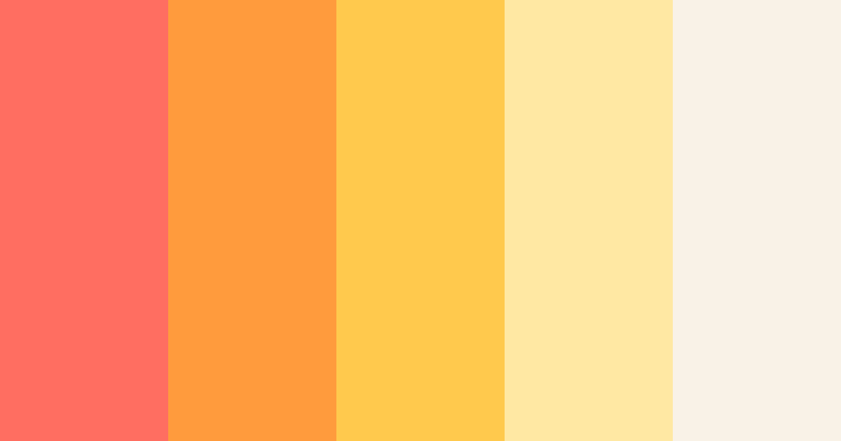 Paleta de colores Sunset Serenade
