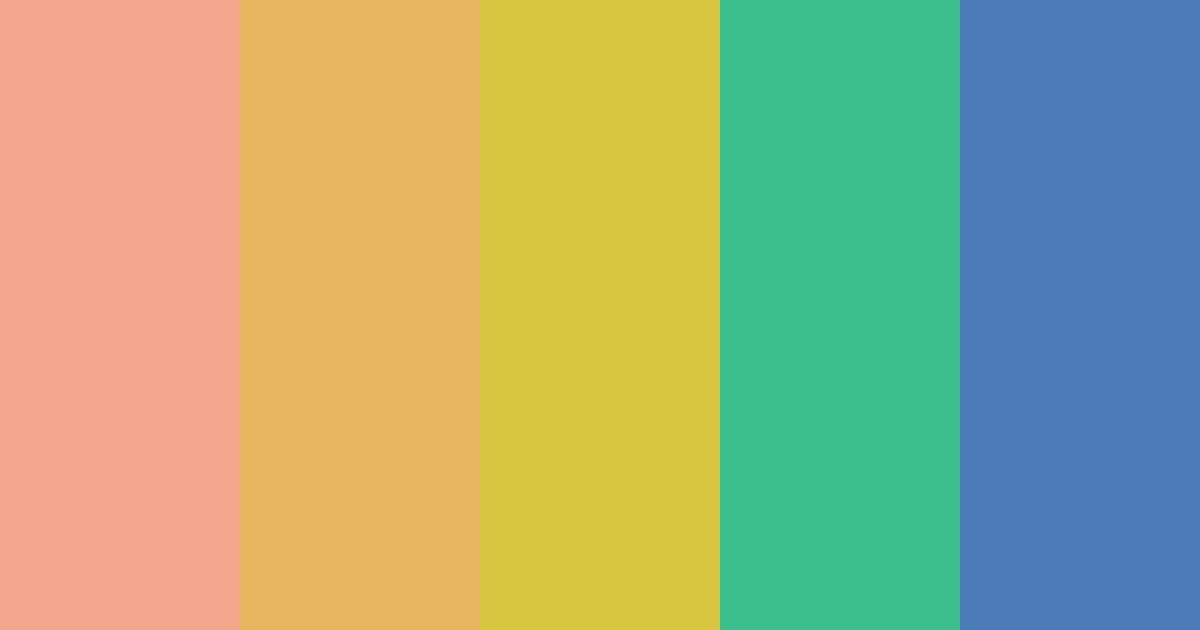 Paleta de colores Sunset Serenity
