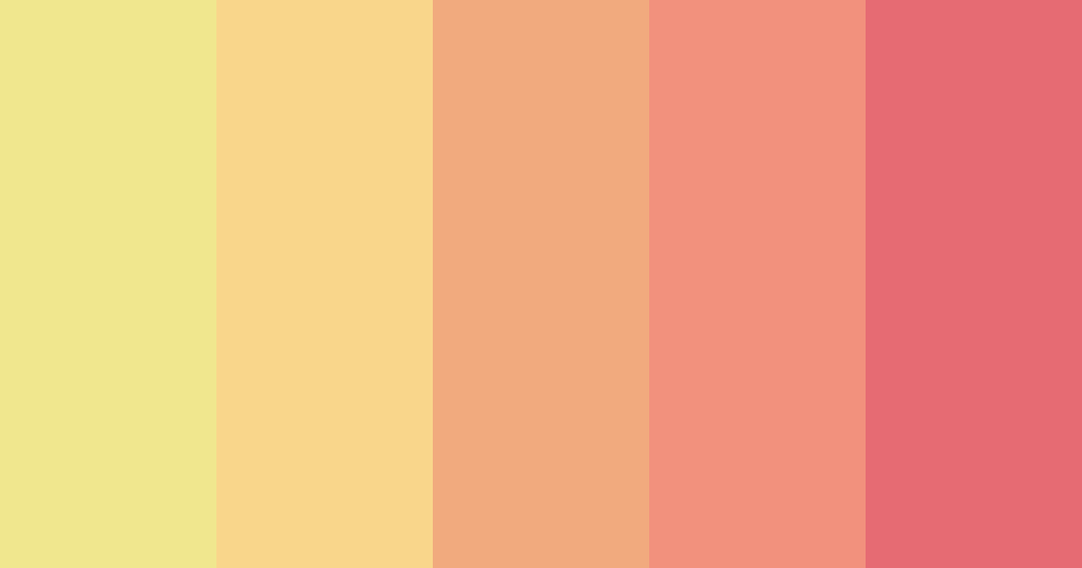 Paleta de colores Sunny Shades of Yellow
