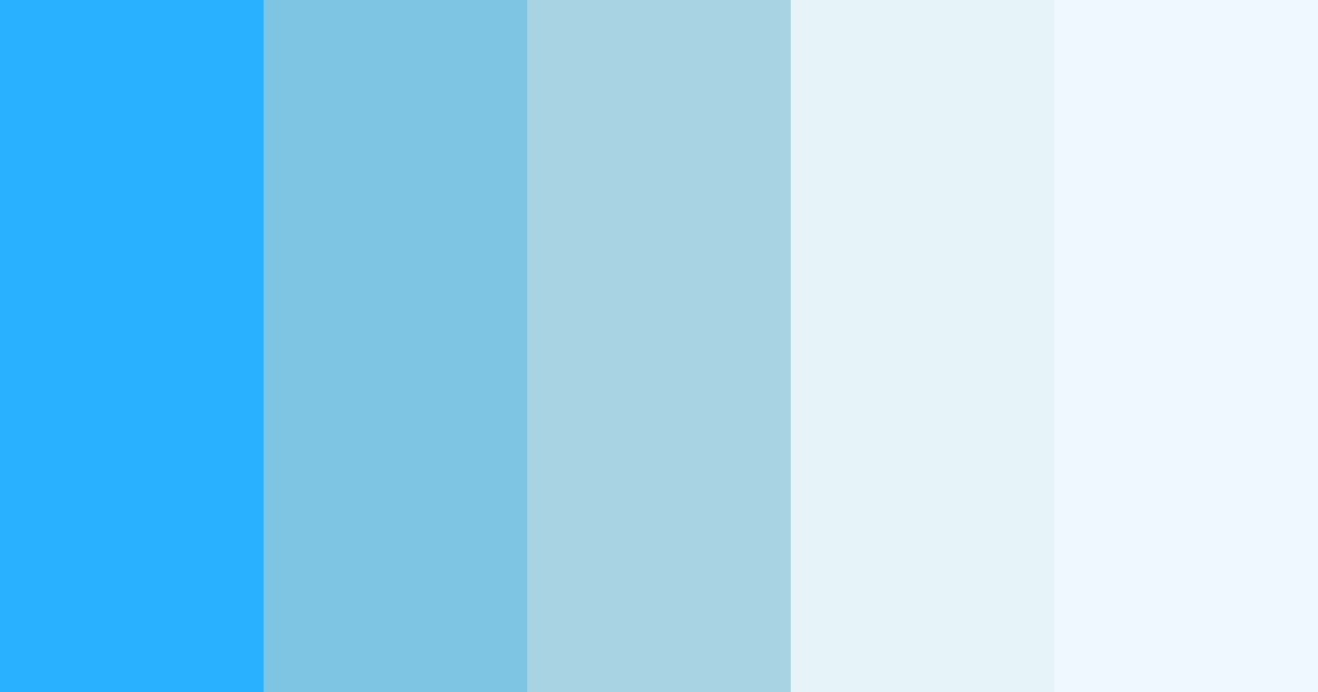 Paleta de colores Shades of Blue