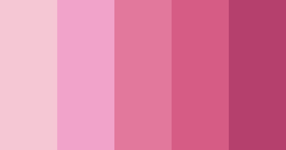 Paleta de colores Pink Blossom