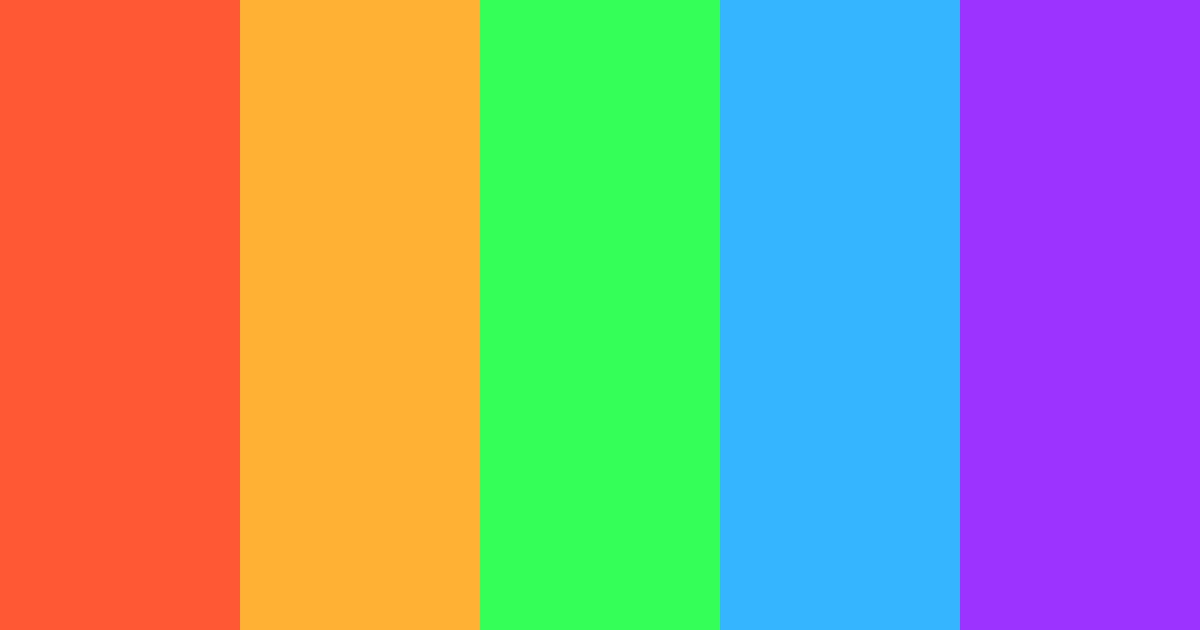 Paleta de colores Vibrant Red and Blue