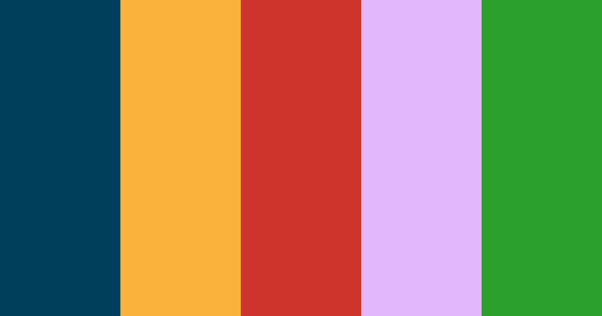 Paleta de colores Sunset Symphony