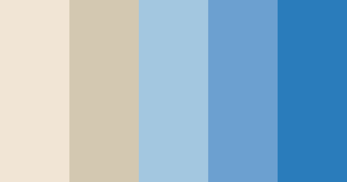 Paleta de colores Coastal Serenity