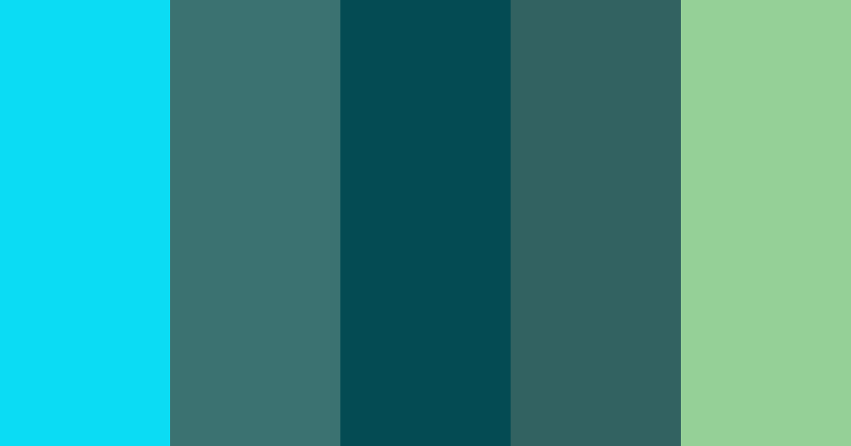 Paleta de colores Oceanic Serenity Blend