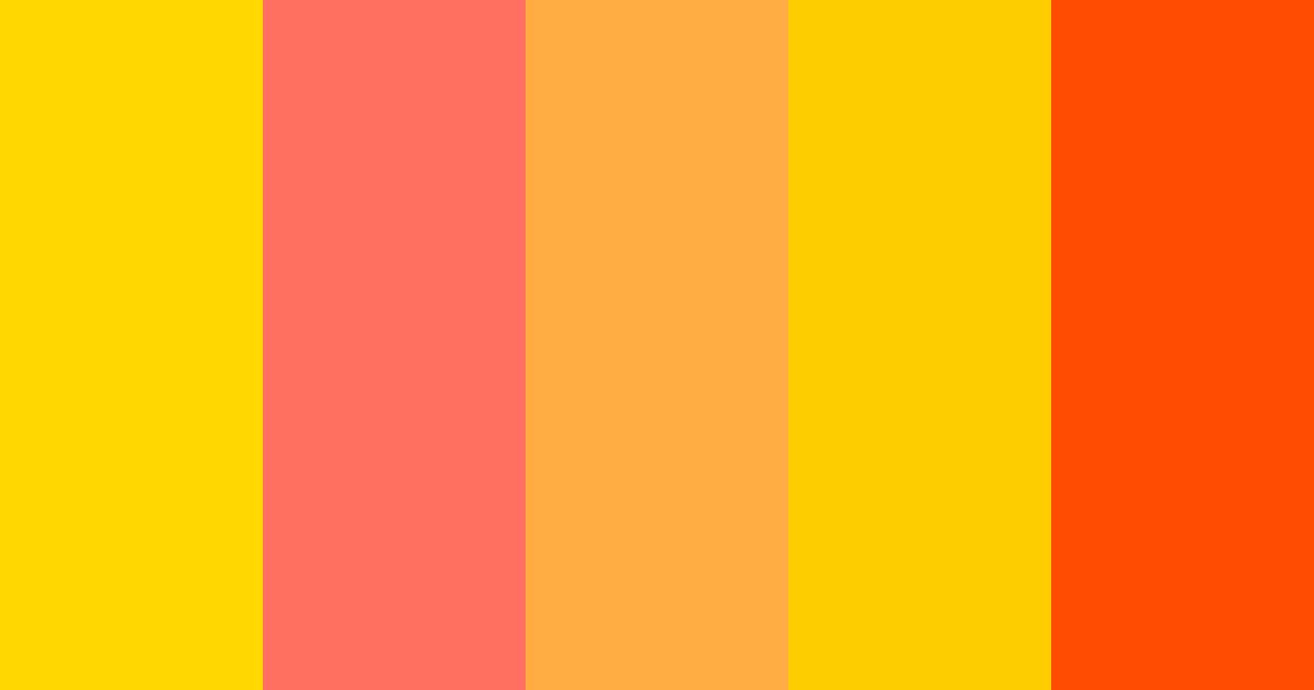 Paleta de colores Golden Sunset