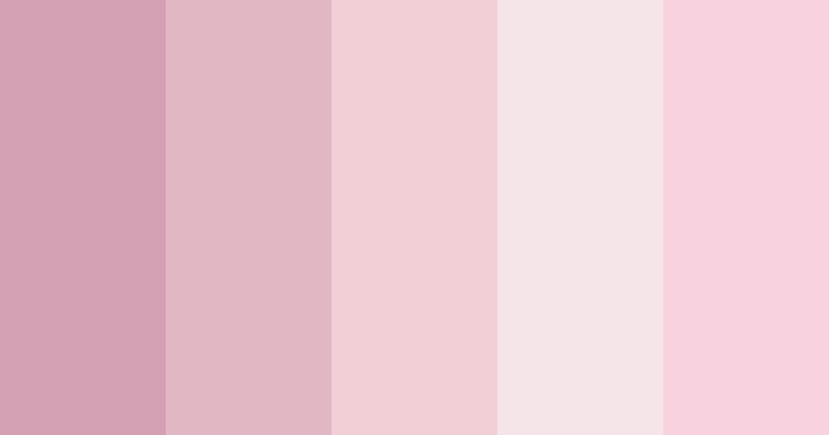 Paleta de colores Light Pink