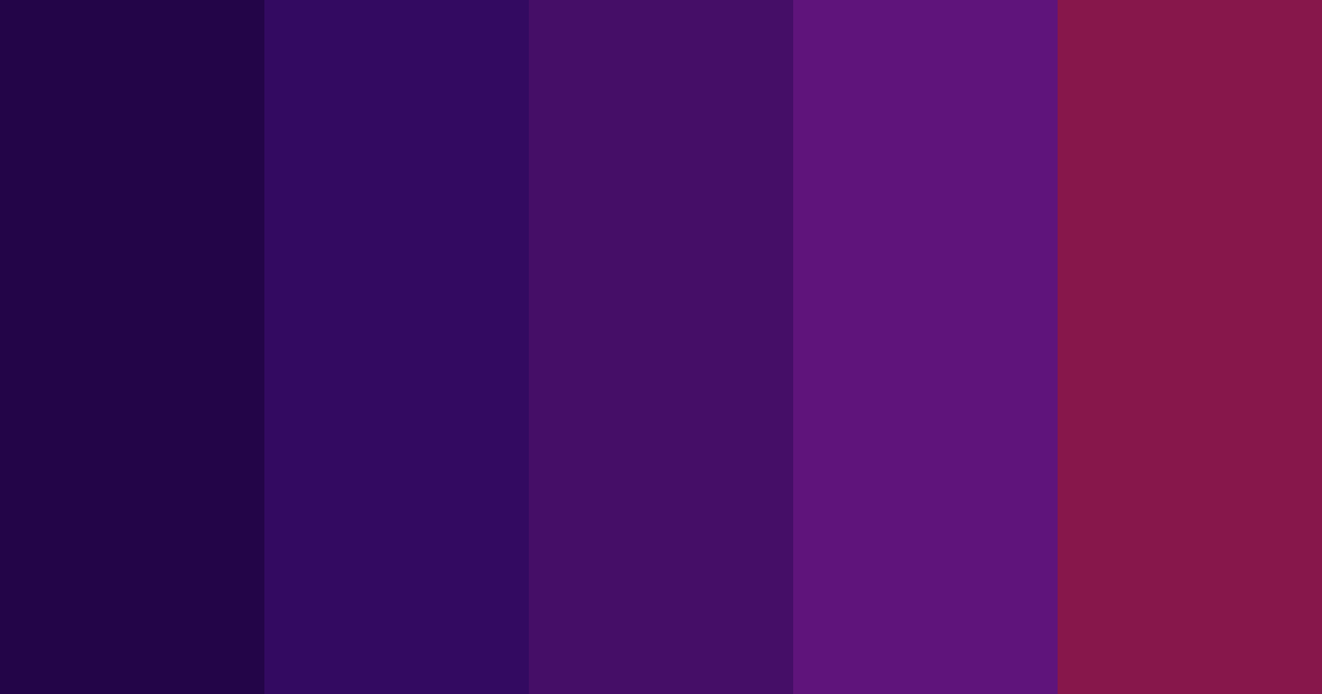 Paleta de colores Dark Purple Elegance