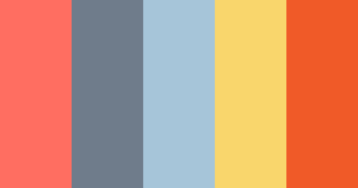 Coral Breeze Color Palette
