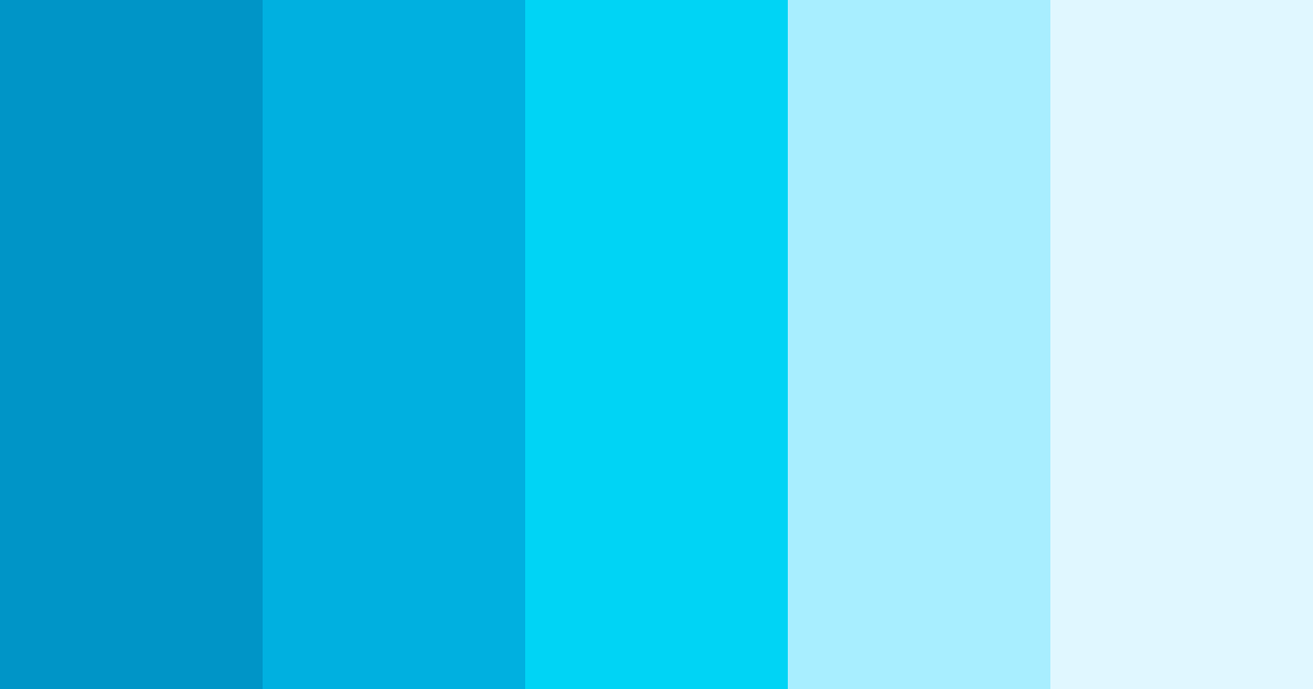 Blue Lagoon Color Palette