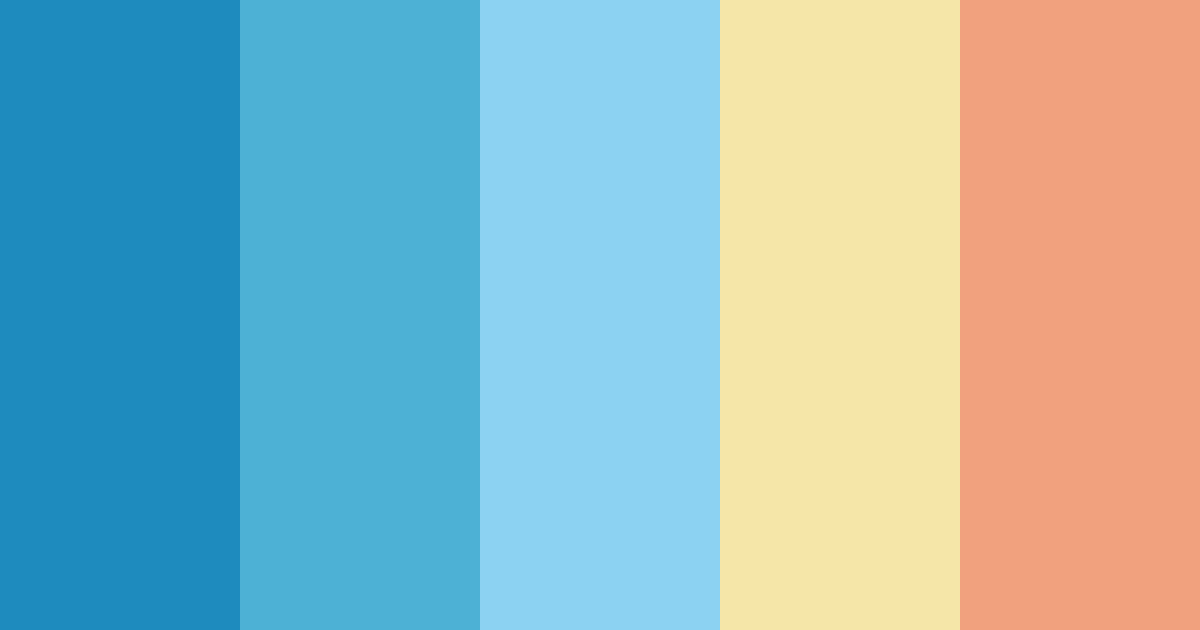 Hippie Blue Color Palette