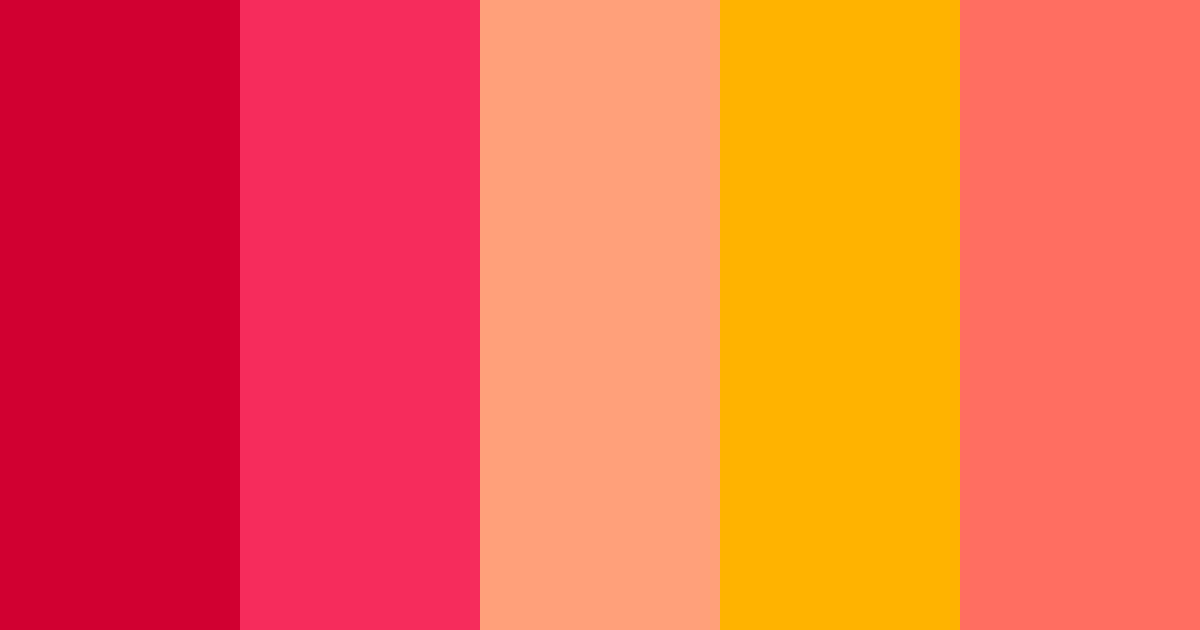 Razzmatazz Bright Color Palette