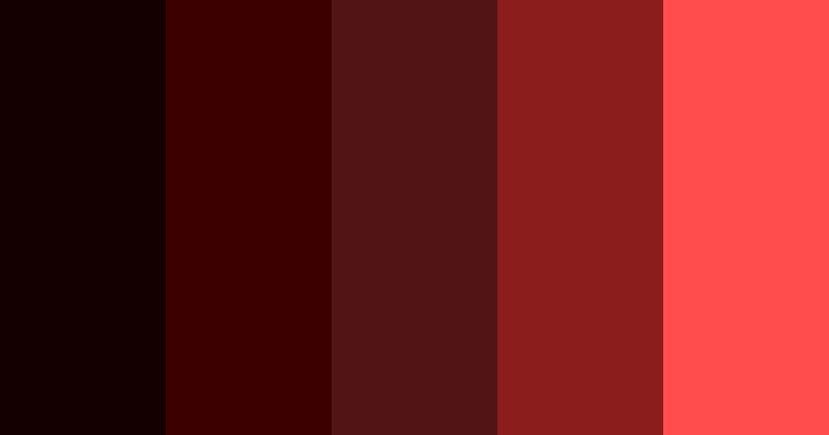 Crimson Depths Color Palette