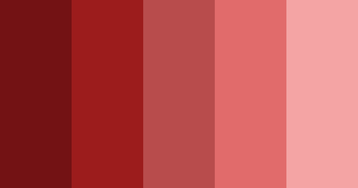 Crimson Bloom Color Palette