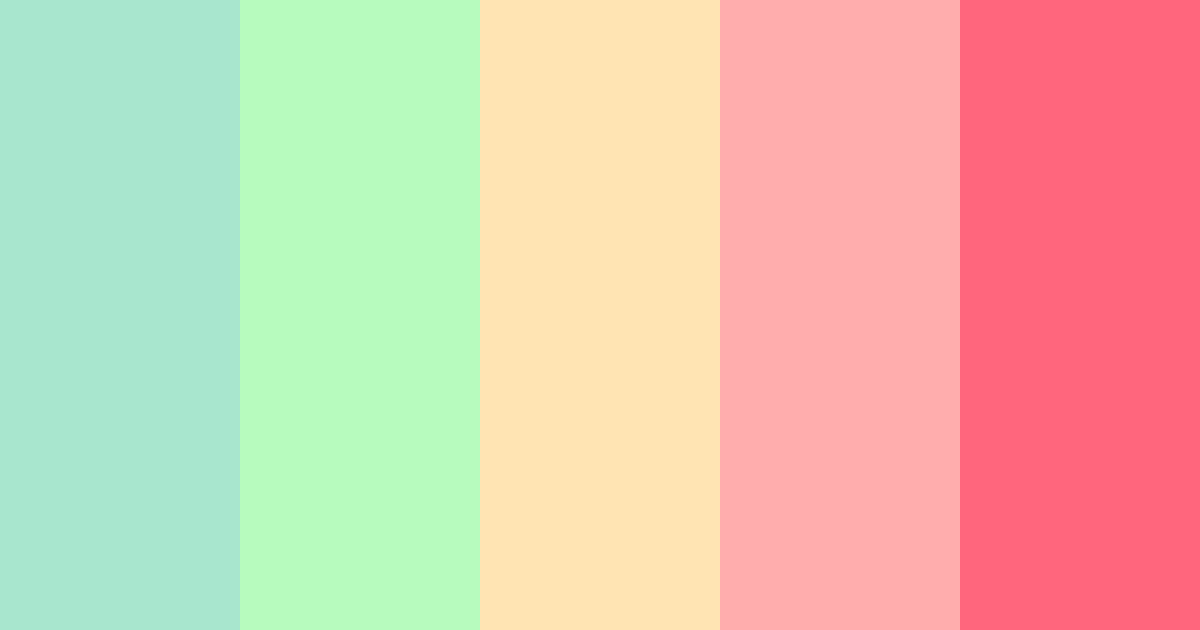 Mint Tulip Color Palette