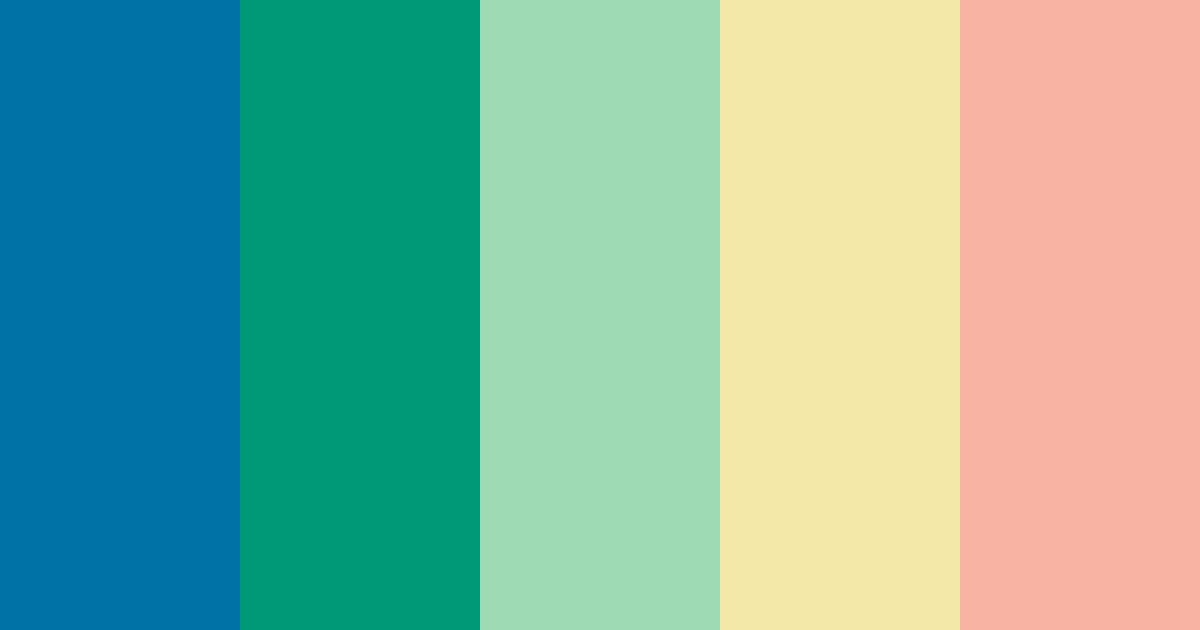 Azul y Verde Color Palette